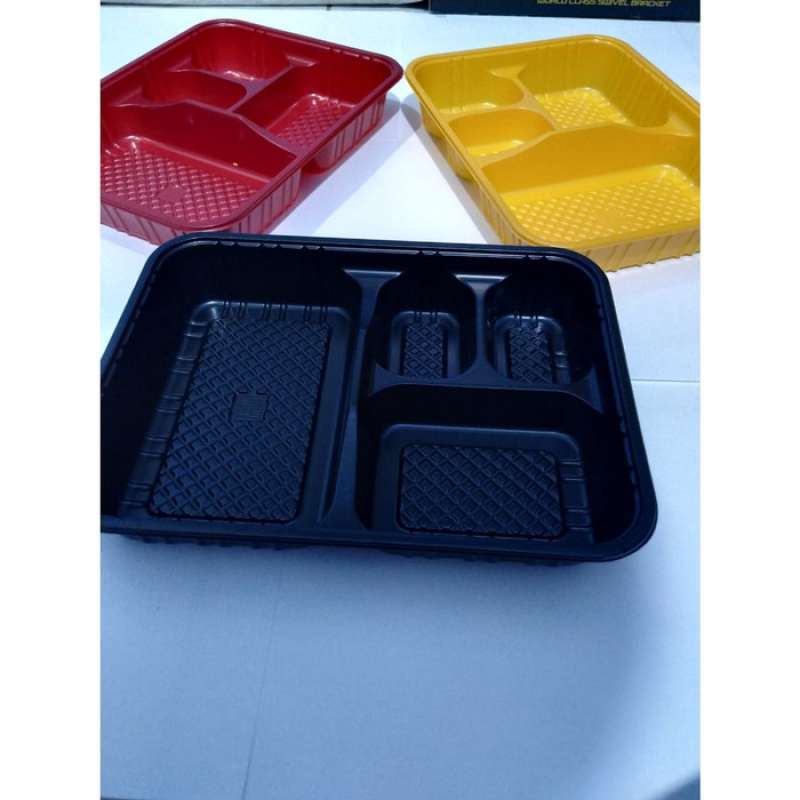 Promo Mika Bento / Kotak Bento / Tray Bento / Box Bento Sekat 4+tutup ...
