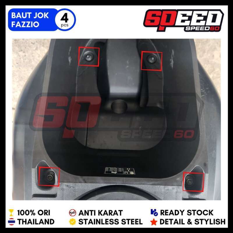 Jual Baut Jok Dalam Yamaha Fazzio Baut Probolt Thailand Stainless King ...