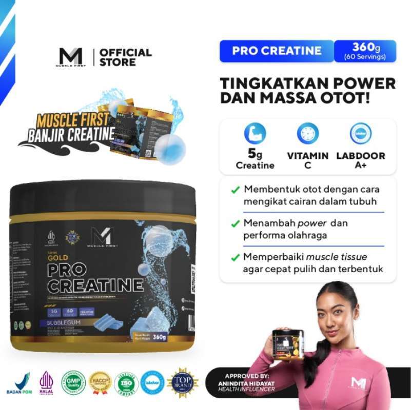 Promo Muscle First Pro Creatine 360gr - Menambah Massa Otot Suplemen ...