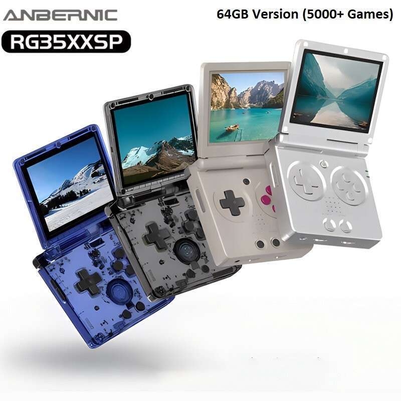 Jual Anbernic Rg35xxsp 64gb Version - Emulator Retro Game Console 3.5 ...