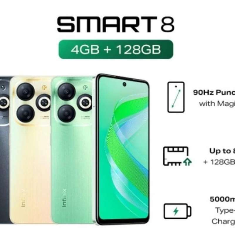 Jual Infinix Smart 8 4/128 Garansi Resmi Di Seller Tokone Arek Arek ...