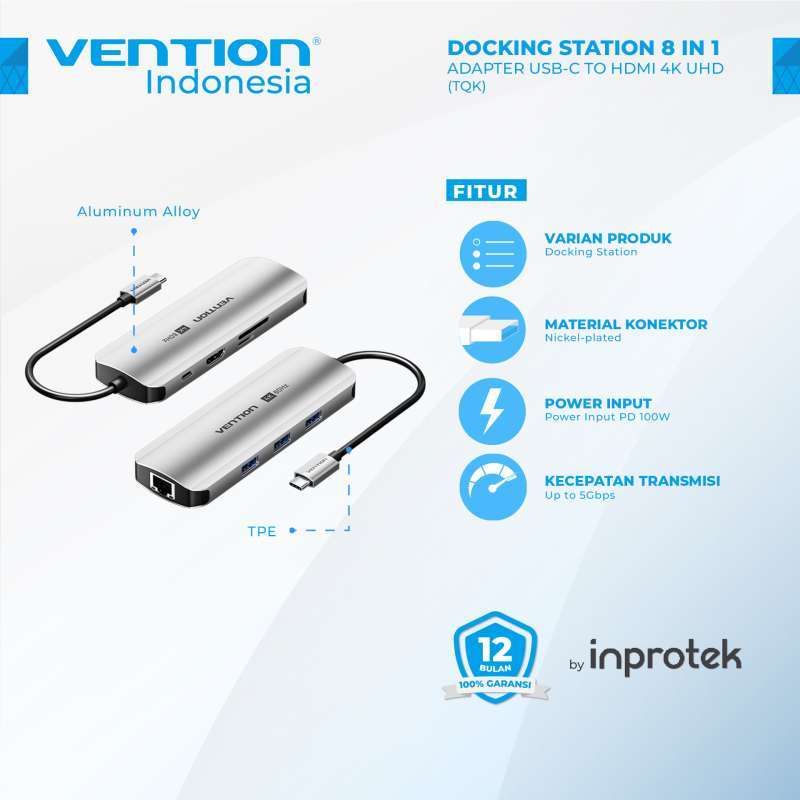 Jual Vention Usb-c To Hdmi Pd Visual Docking Station Elite Dock Series - Elite Dock V9.1 Di ...