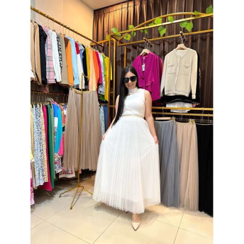 Jual Rok Tutu Polos List Gold Premium 4 Lapis Original Import Bangkok ...
