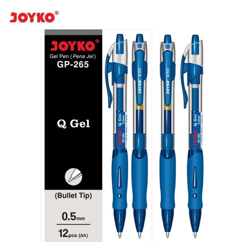 Jual Ballpoint Joyko Gel Pen Q-gel Gp-265 / Pena Pulpen Joyko Cetek Q-gel Gp-265 | (asli ...