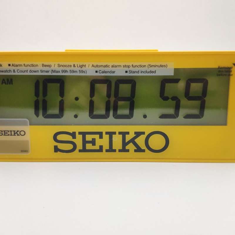 Promo Seiko Jam Dinding Jam Meja Digital Jam Weker Qhl083y Baru Diskon ...