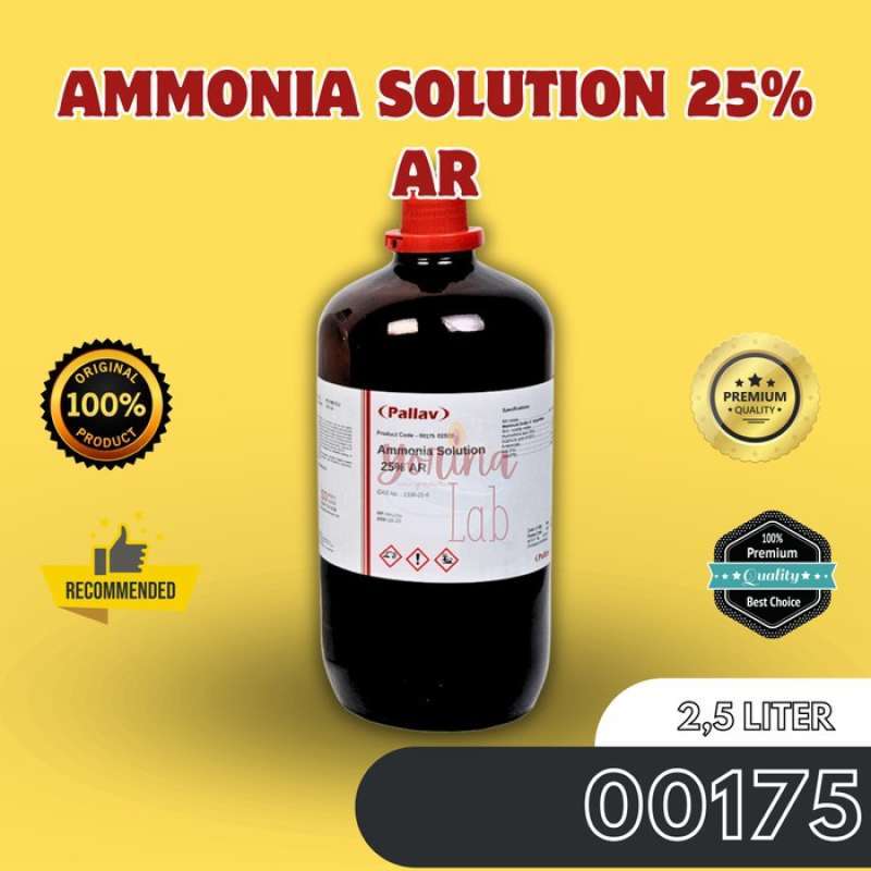 Jual Ammonia Solution | Ammonium Hydroxide | Nh4oh 25% Ar, 500 Ml Di ...