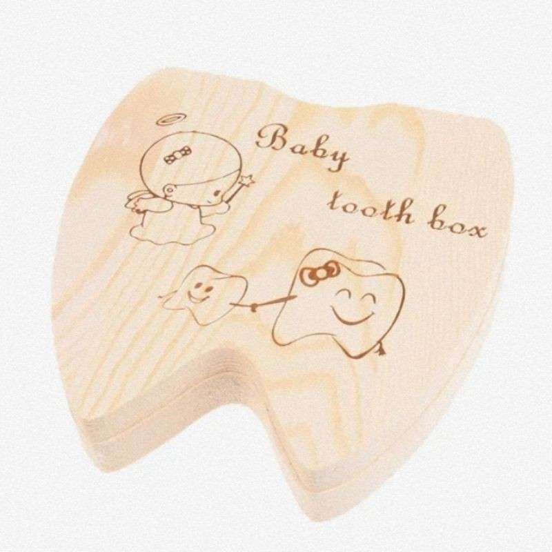 Jual Solid Wood Box/tempat Simpan Gigi Susu Anak/tempat Koleksi Gigi ...