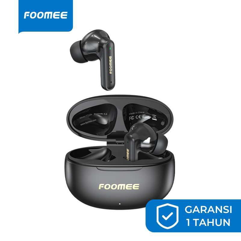 Promo Foomee Ft102s Earphone Bluetooth 5.3 Super Bass Tws True Wireless ...