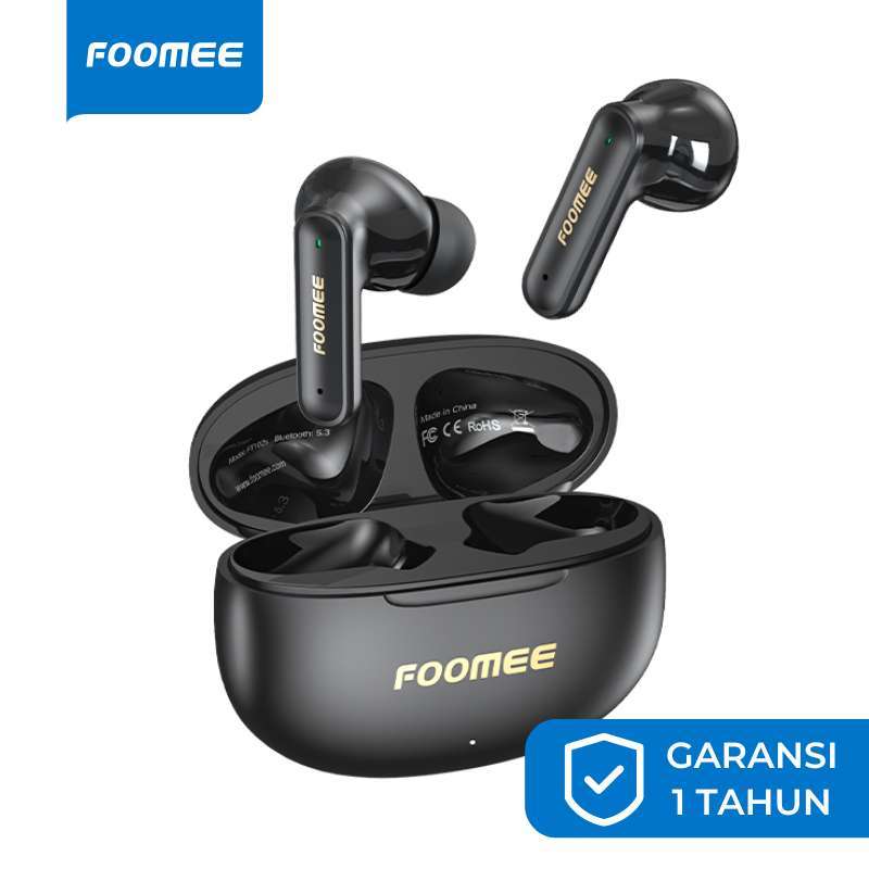 Promo Foomee Ft102s Earphone Bluetooth 5.3 Super Bass Tws True Wireless ...