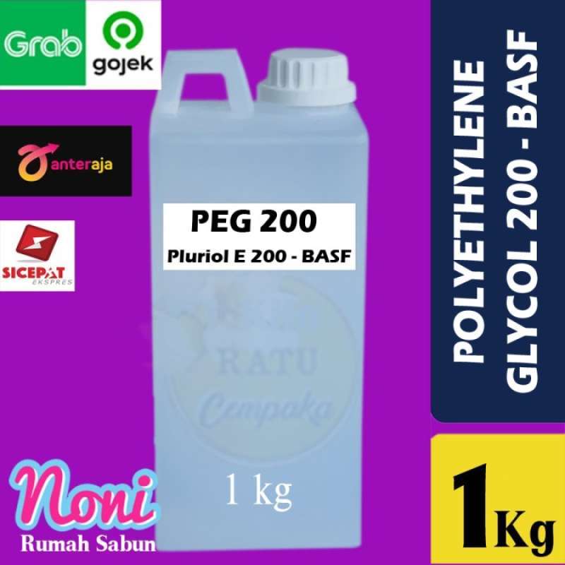 Jual Peg 200 - Polyethylene Glycol 200 - Ex Basf - Pluriol E 200 1l Di ...