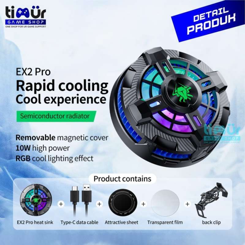 Promo Ex2 Pro Kipas Hp Handphone Pendingin Cooling Fan Cooler Heat ...