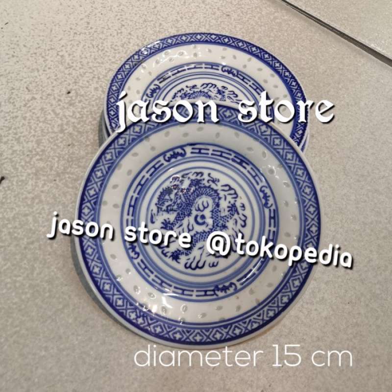 Promo Piring Cina 15 Cm/piring Saji, Piring Makan Cina 15 Cm/piring ...