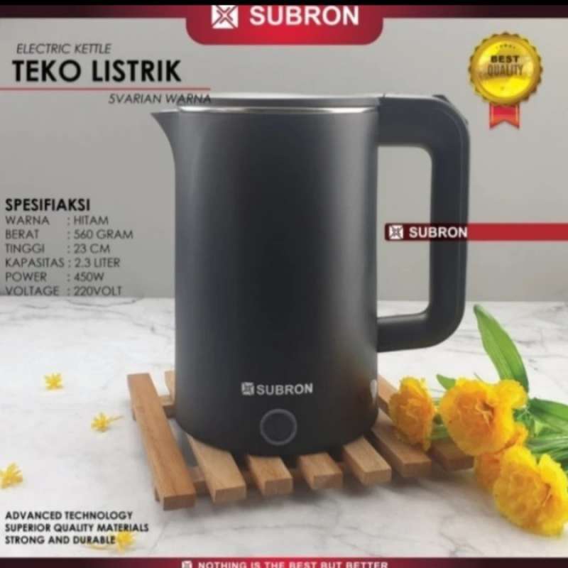 Promo Teko Air Panas Elektrik Teko Listrik Pemanas Air Kettle Listrik ...