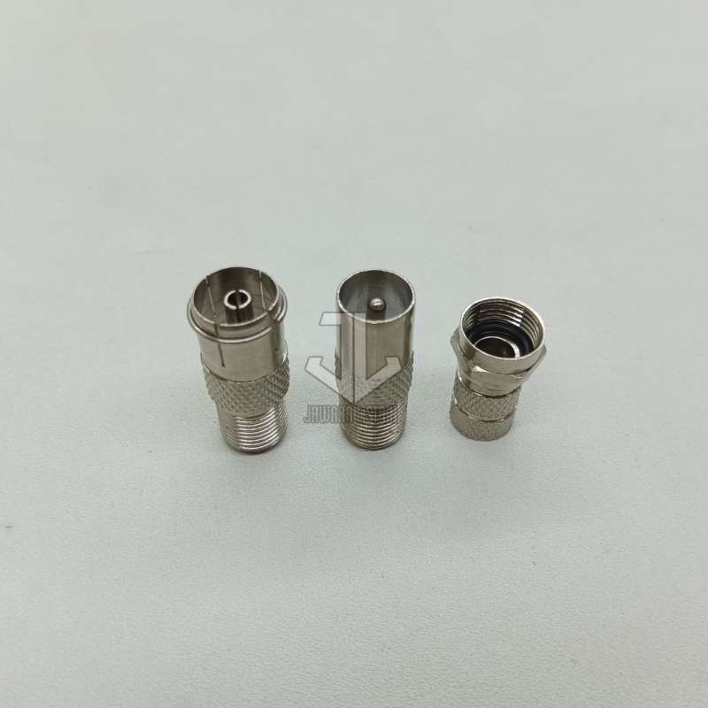 Jual Konektor Jack Antena Tv Rg 6 Colokan Konektor Male Female Connector Jack Besi - Female Di ...
