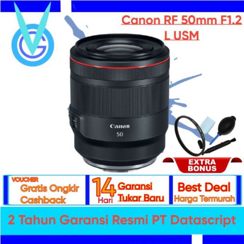 Promo Lensa Rf 50mm F1.2 L Usm Diskon 23% Di Seller Mettaria Store ...