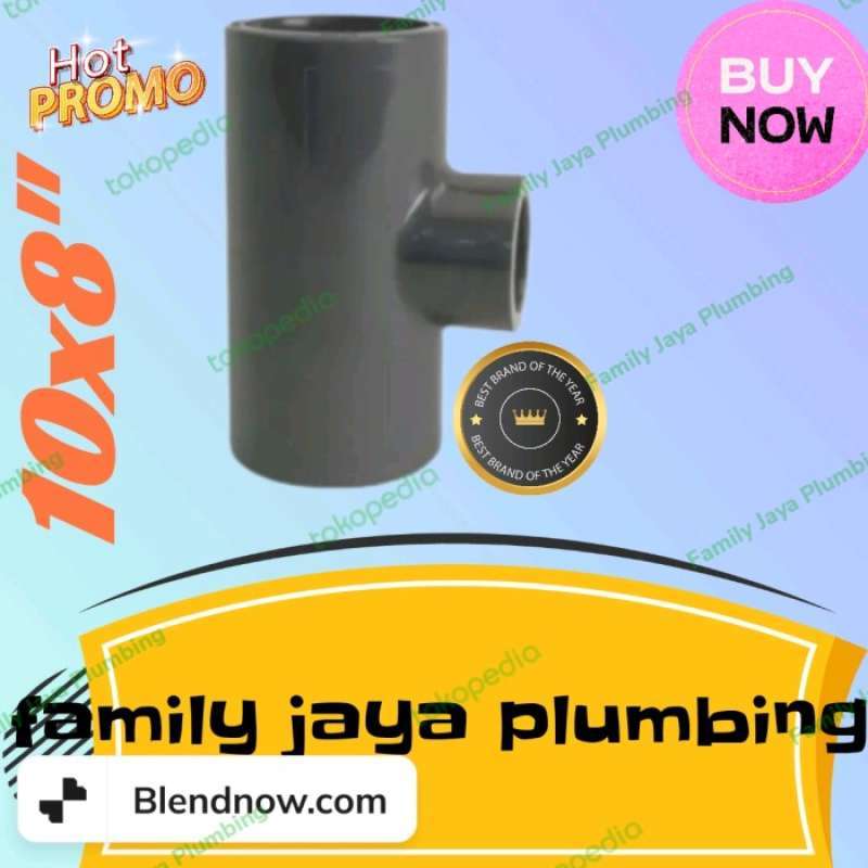 Promo Vlok Tee 10 X 8 Inch Pvc Aw Merk Cm Taiwan Diskon 23% Di Seller ...