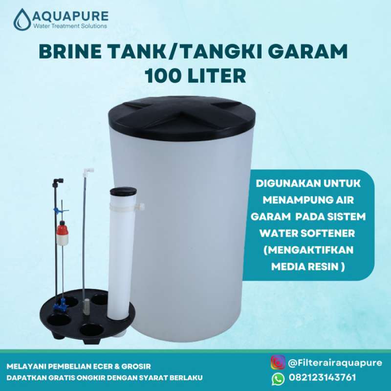 Promo Tangki Garam Kapasitas 100 Liter / Brine Tank Water Softener ...