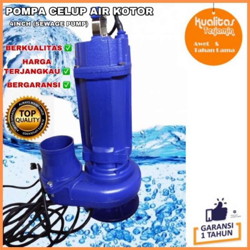 Promo Pompa Air Celup Air Kotor 3hp 4 Inch Pompa Submersible Sewage 4 ...