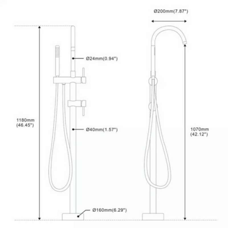 Promo Kran Bath Tub Standing Model Toto Gold / Kran Mixer Bath Tub ...