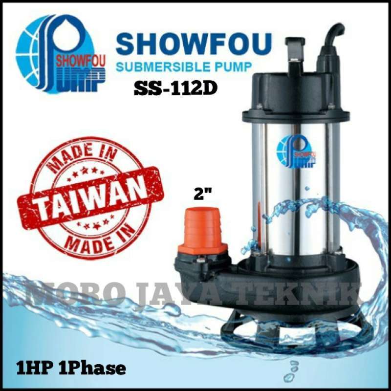Promo Submersible Pump Showfou Ss 112d 1hp / Pompa Celup Kuras Air ...