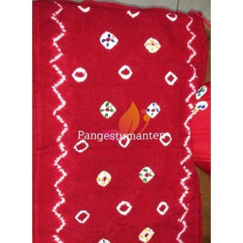 Jual Angkin Jumputan Asli/angkin Jawa Model Slendang - Hitam Di Seller ...