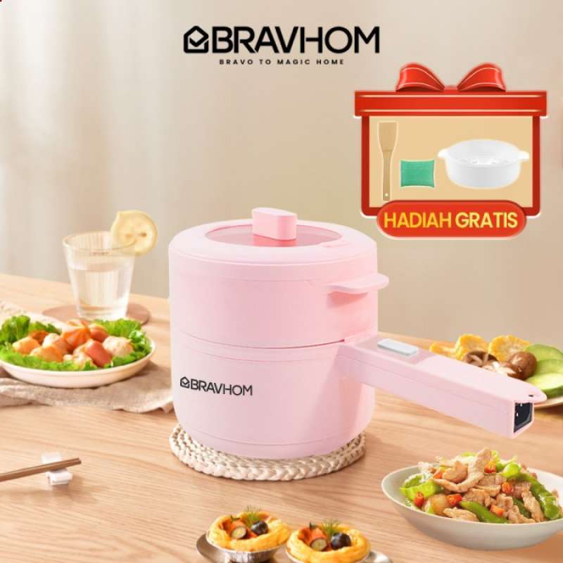 Promo Multifungsi Electric Fry Pan / Panci Listrik Lapisan Keramik 22cm ...