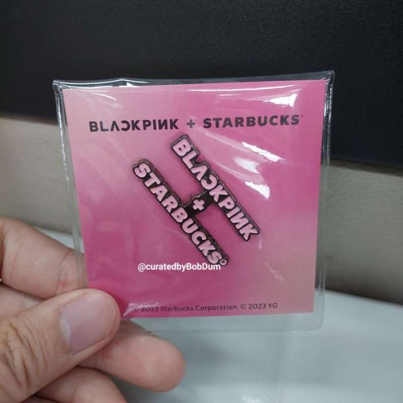 Jual Starbucks X Blackpink Enamel Pin Limited Jennie Jisoo Lisa Rose ...