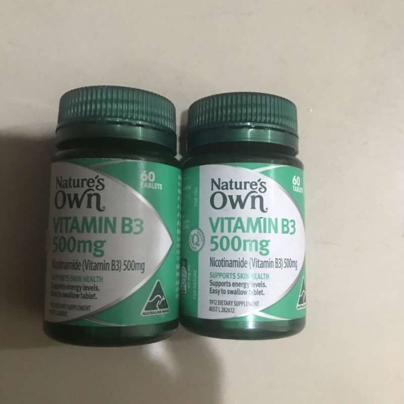 Promo Nature's Own Vitamin B3 500mg Vitamin B Isi 60 Tablets Skin ...
