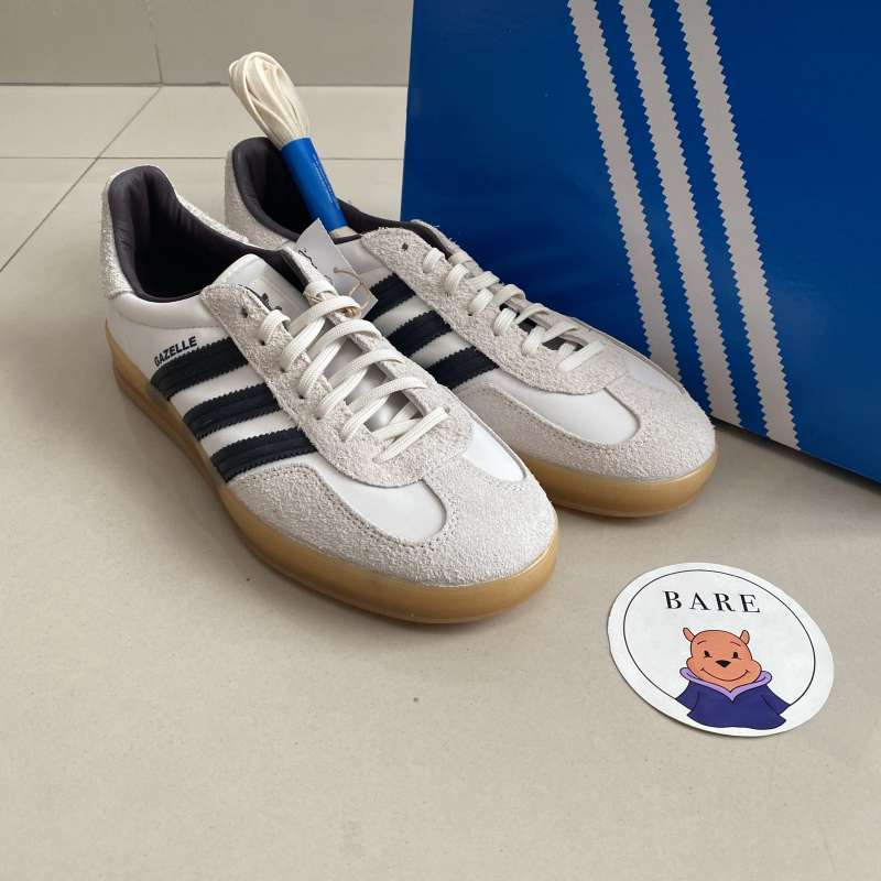 Jual Adidas Gazelle Indoor Core White / Night Grey / Cream White ...