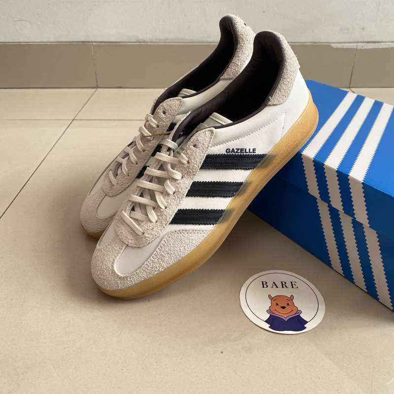 Jual Adidas Gazelle Indoor Core White / Night Grey / Cream White ...