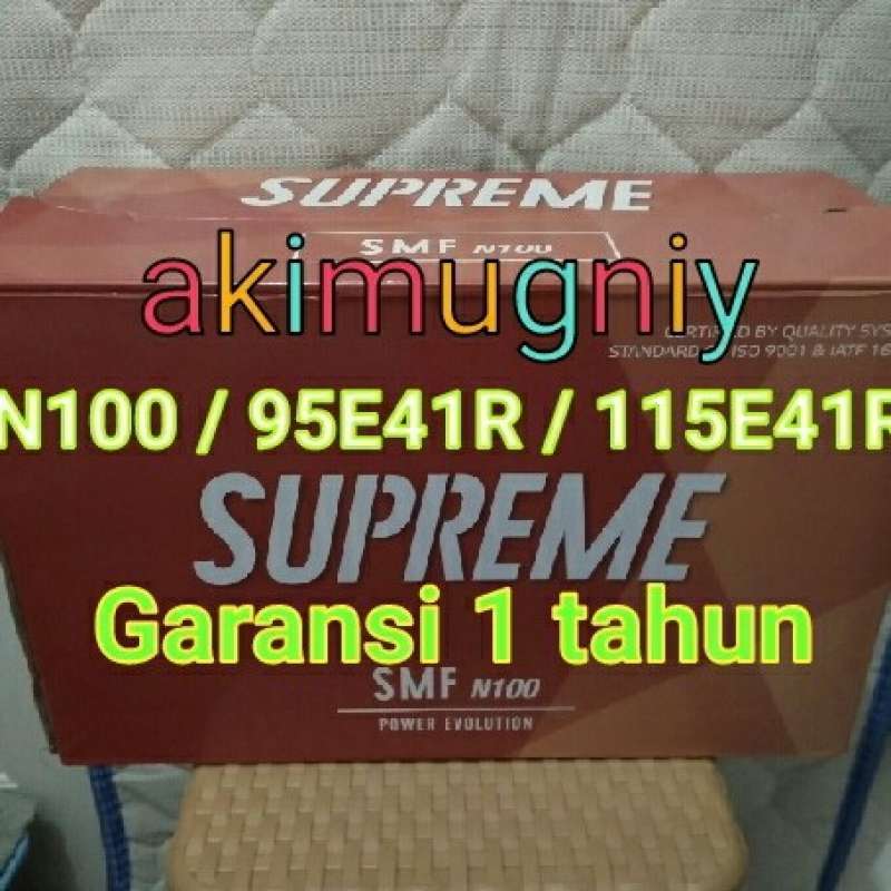 Jual Aki N100 Cca 830 Mf Kering 95e41r 115e41r 12v 100ah Genset Taft Kapal Di Seller Zuma Storee ...