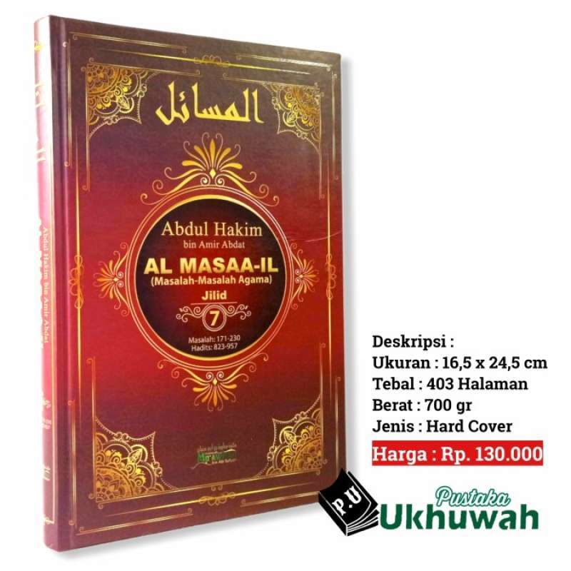 Promo Al Masaa-il Jilid 7 - Al Masaail - Al Masail Masalah-masalah Agama Diskon 23% Di Seller ...