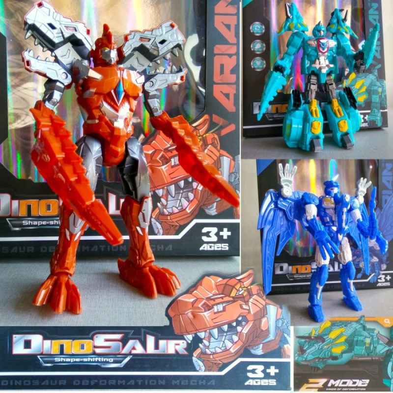 Promo Mainan Robot Jadi Dinosaurus Transform Figure Keren Untuk Kado ...