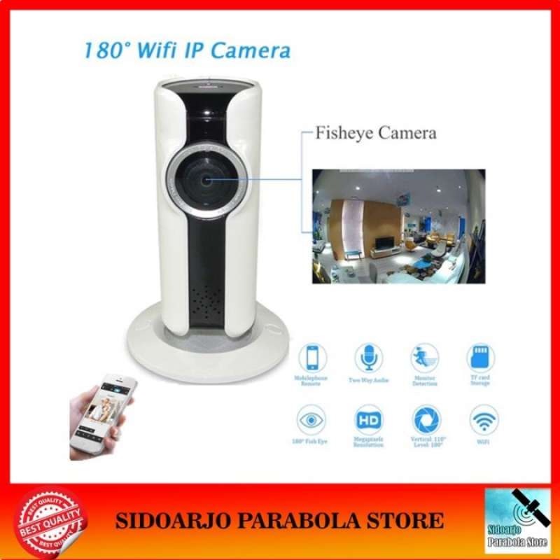 Promo Ip Camera Vrcam 1080p Indoor Panoramic Fisheye 180 Wifi Babycam ...