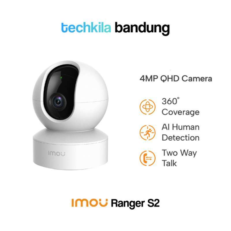 Promo Imou Ranger S2 4mp / Camera Cctv Smart Ip Indoor / Qhd With Human Detection / Smart ...