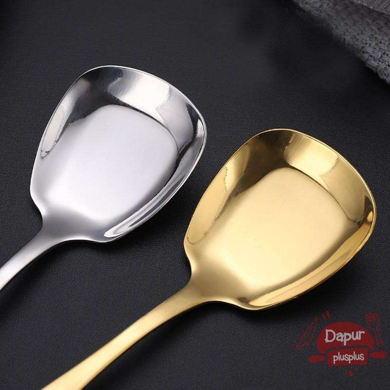 Jual Sendok Makan Persegi | Sendok Sup Petak| Sendok Sop Datar | Sendok ...