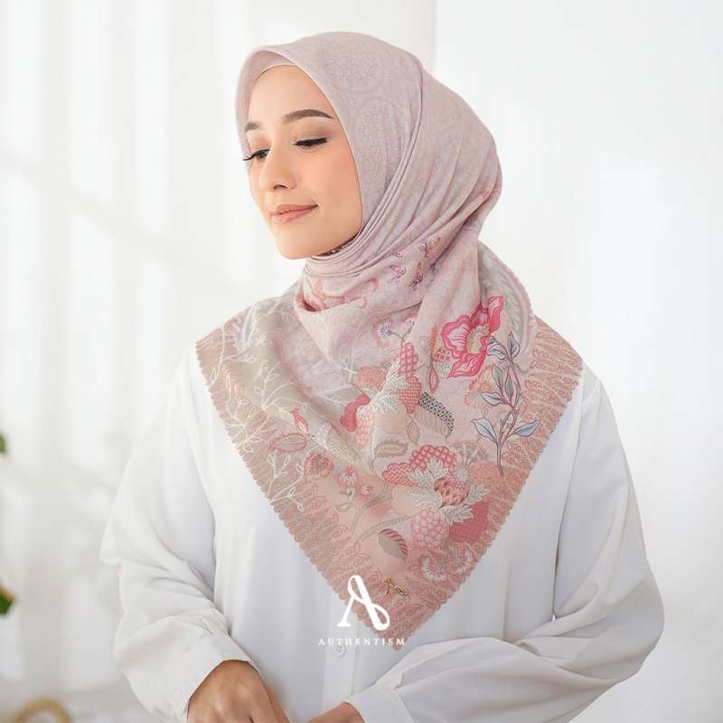 Jual Authentism Id Laurel Series Original Kerudung Segi Empat Voal Ultrafine Lasercut Premium ...