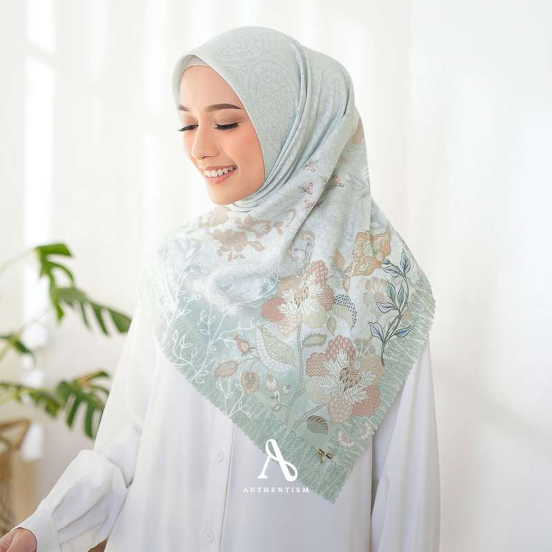 Jual Authentism Id Laurel Series Original Kerudung Segi Empat Voal ...