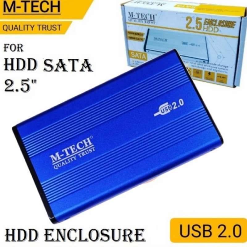 Promo M-tech Harddisk Hdd Case / Cassing Hdd Enclosure 2.5 Usb 2.0 Sata Diskon 23% Di Seller ...