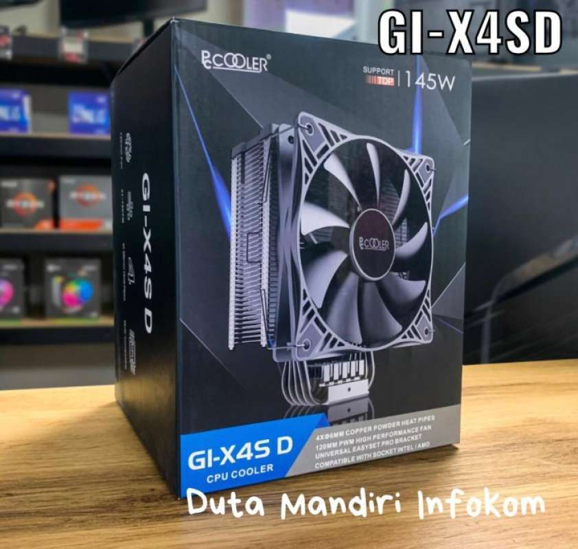 Promo Pccooler Gi X4sd Black Edition - Air Cpu Cooler For Intel & Amd ...