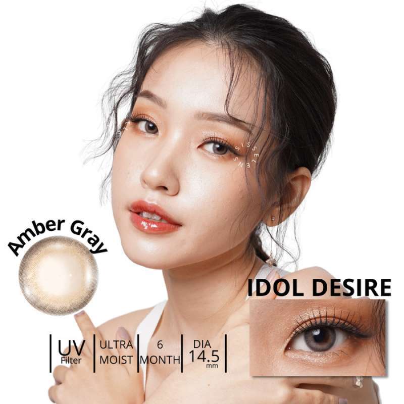 Jual Softlens Sisse Lens Idol Desire Amber Gray Normal Hingga Minus -6.00 Di Seller Pro-id ...