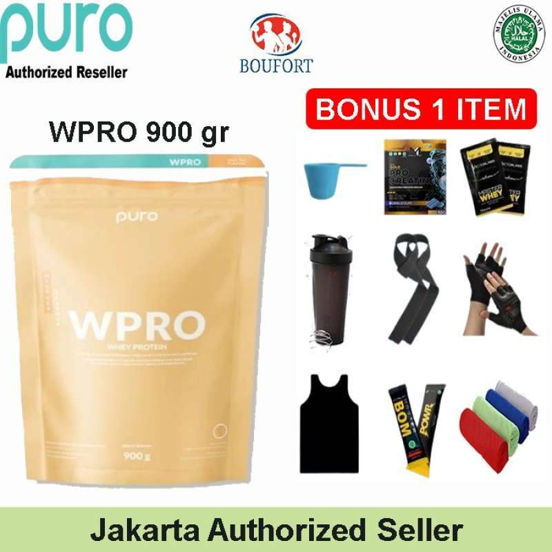 Promo Puro Wpro 300gr Whey Concentrate Susu Protein Wpc Bpom Halal ...