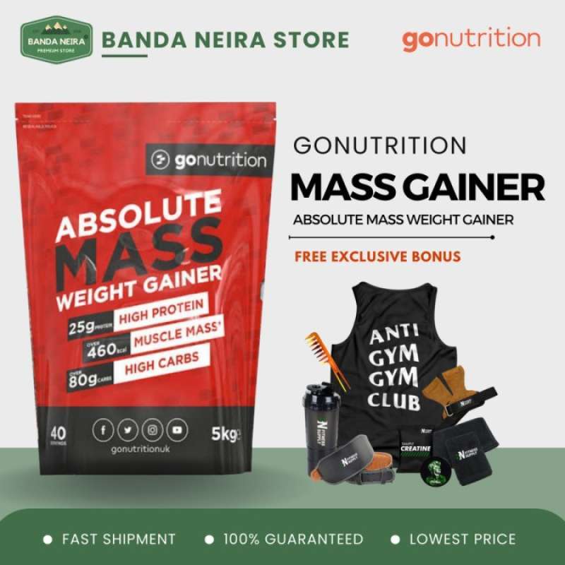 Promo Go Nutrition / Gonutrition Absolute Mass Weight Gainer Protein ...