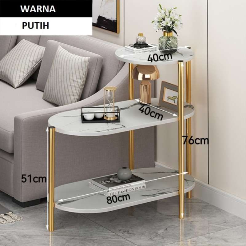 Jual Meja Sudut Ruang Tamu Minimalis Table Tingkat Kokoh Berkualitas ...