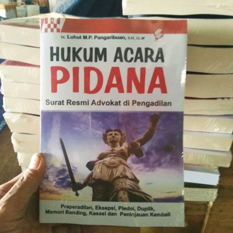 Promo Ori Buku Hukum Acara Pidana .surat Resmi Advokat Di Pengadilan By ...
