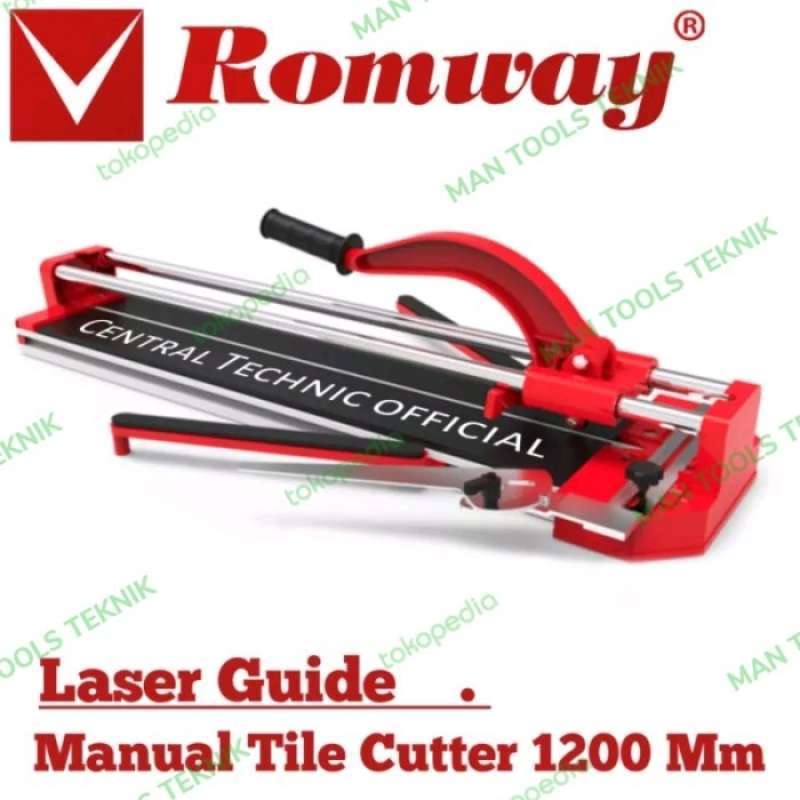 Promo Manual Alat Potong Keramik Granit 1200 Mm Tile Cutter Romway 120 Cm Diskon 23% Di Seller ...