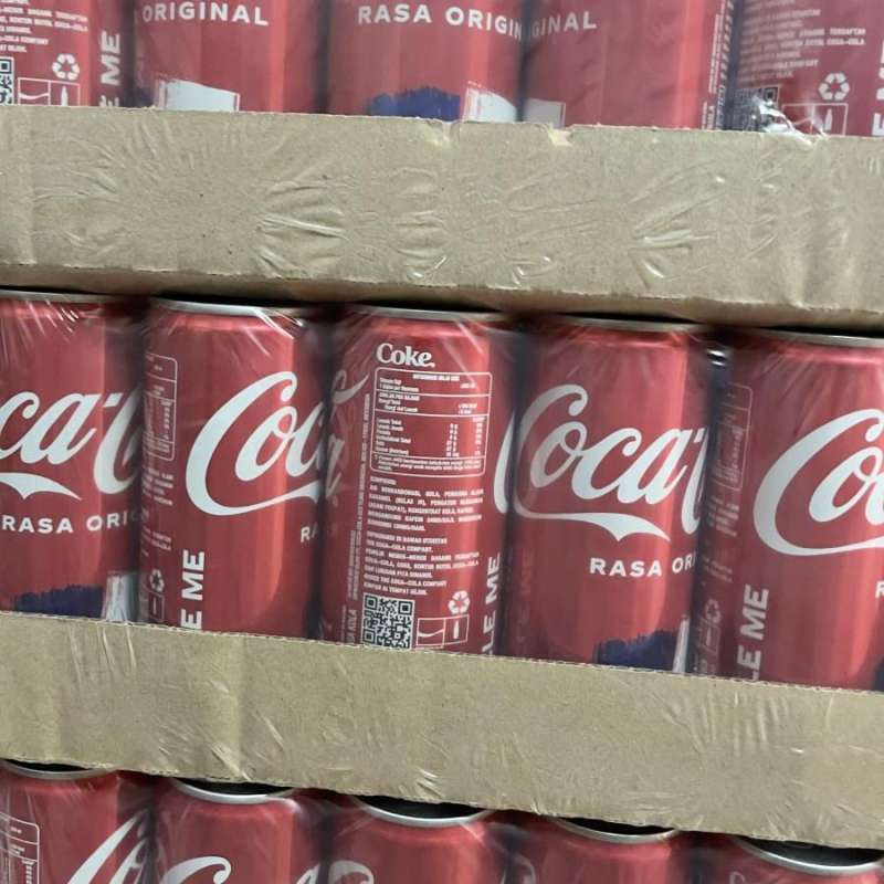 Jual Coca Cola Kaleng 250ml 1 Karton / Dus 24 Kaleng 330ml Di Seller ...