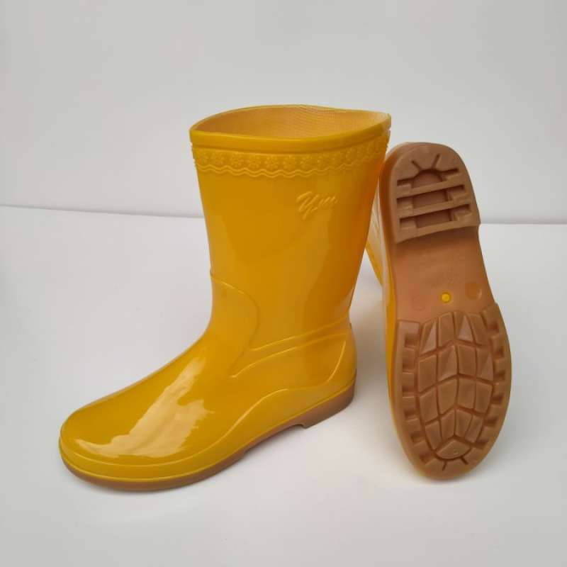 Jual Sepatu Boots Karet Wanita Yumeida Anti Air - Hijau 27 Di Seller ...