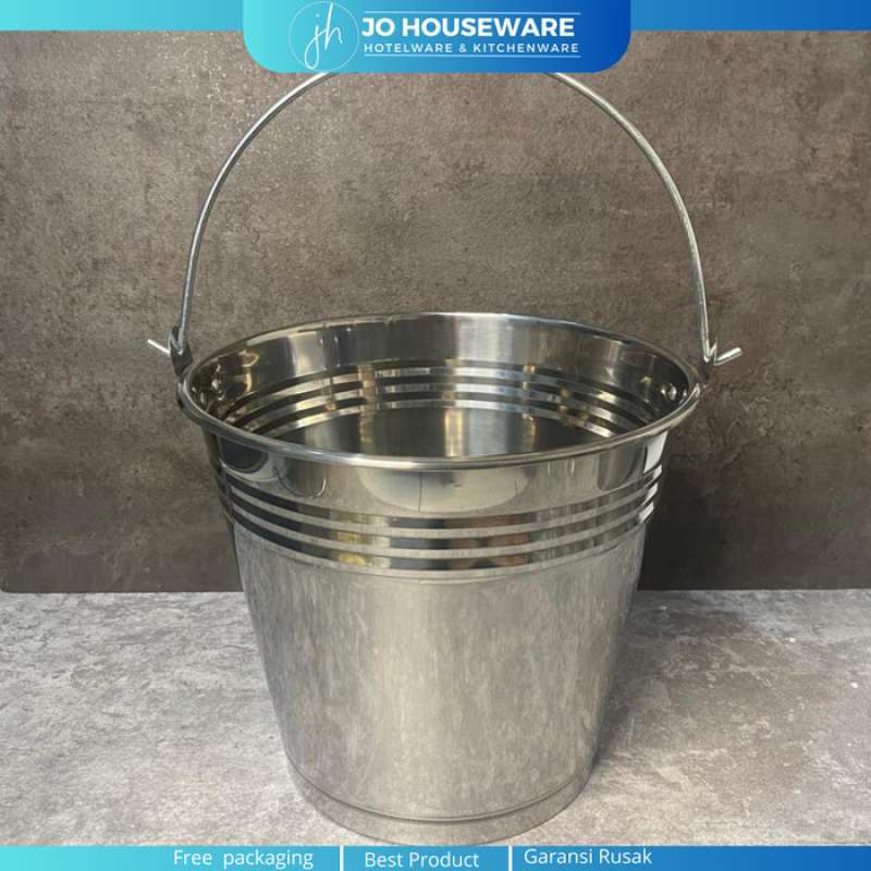 Jual Ember Timba Stainless Steel Siper Tebal Anti Karat Premium P31 Di ...