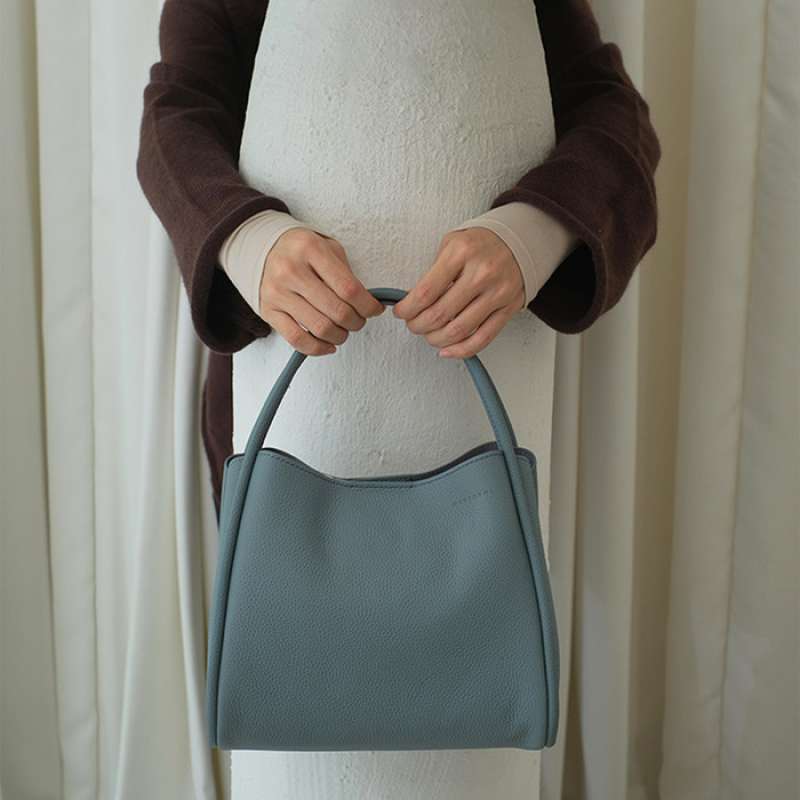 Jual Nakedsol Mason Bag Genuine Leather (black, Oat, Baby Blue, Taupe ...
